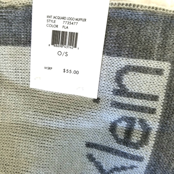 Calvin Klein | Accessories | Calvin Klein Grey Nwt Reversible Muffler ...